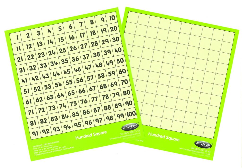 Hundred, Addition & Multiplication Squares » Autopress Education