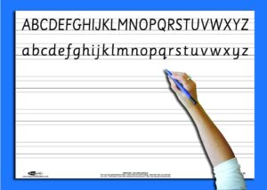 WRITE 'N' WIPE POSTER/PEN - HANDWRITING » Autopress Education