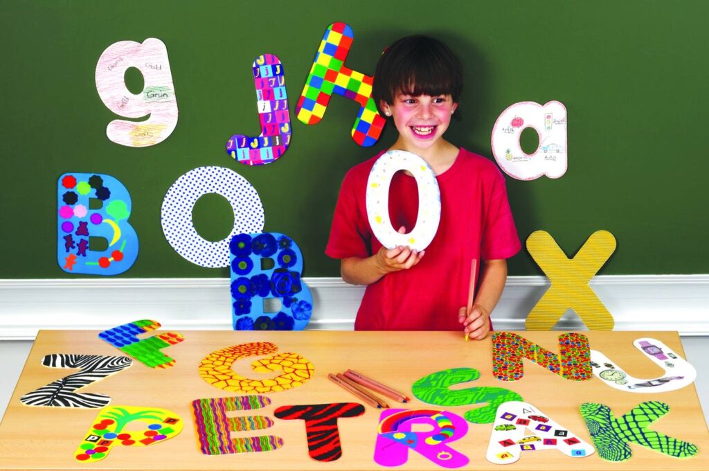 GIANT CARDBOARD LETTER - LOWER CASE » Autopress Education