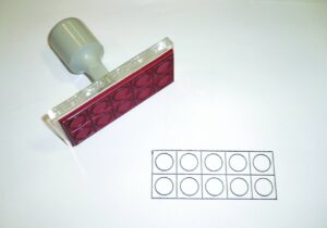 TENS FRAME STAMP » Autopress Education