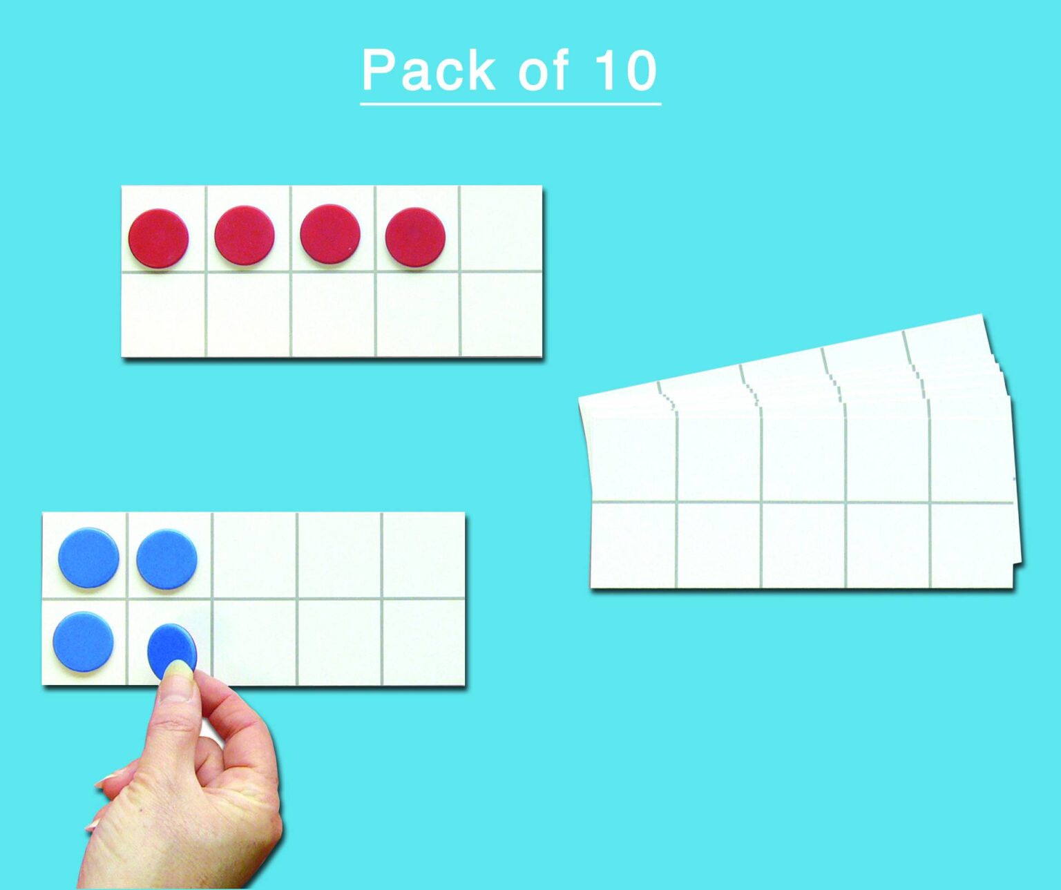 TENS FRAMES - PARTITIONS OF 10 (PACK OF 15) » Autopress Education