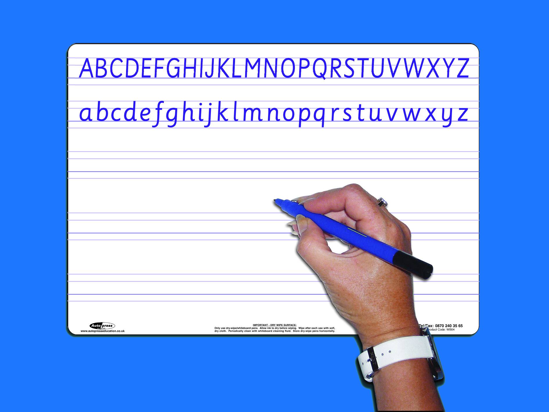 A4 WHITEBOARD/PEN/BAG - HANDWRITING » Autopress Education