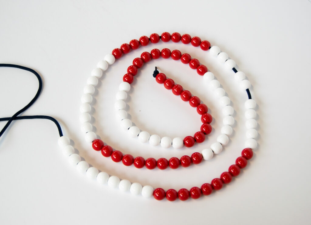 TEACHER'S LARGE 1-100 BEAD STRING » Autopress Education