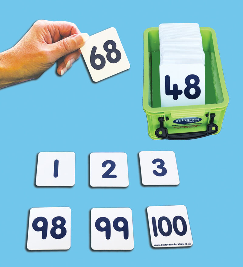 PLASTIC NUMBER CARDS TO 100 » Autopress Education