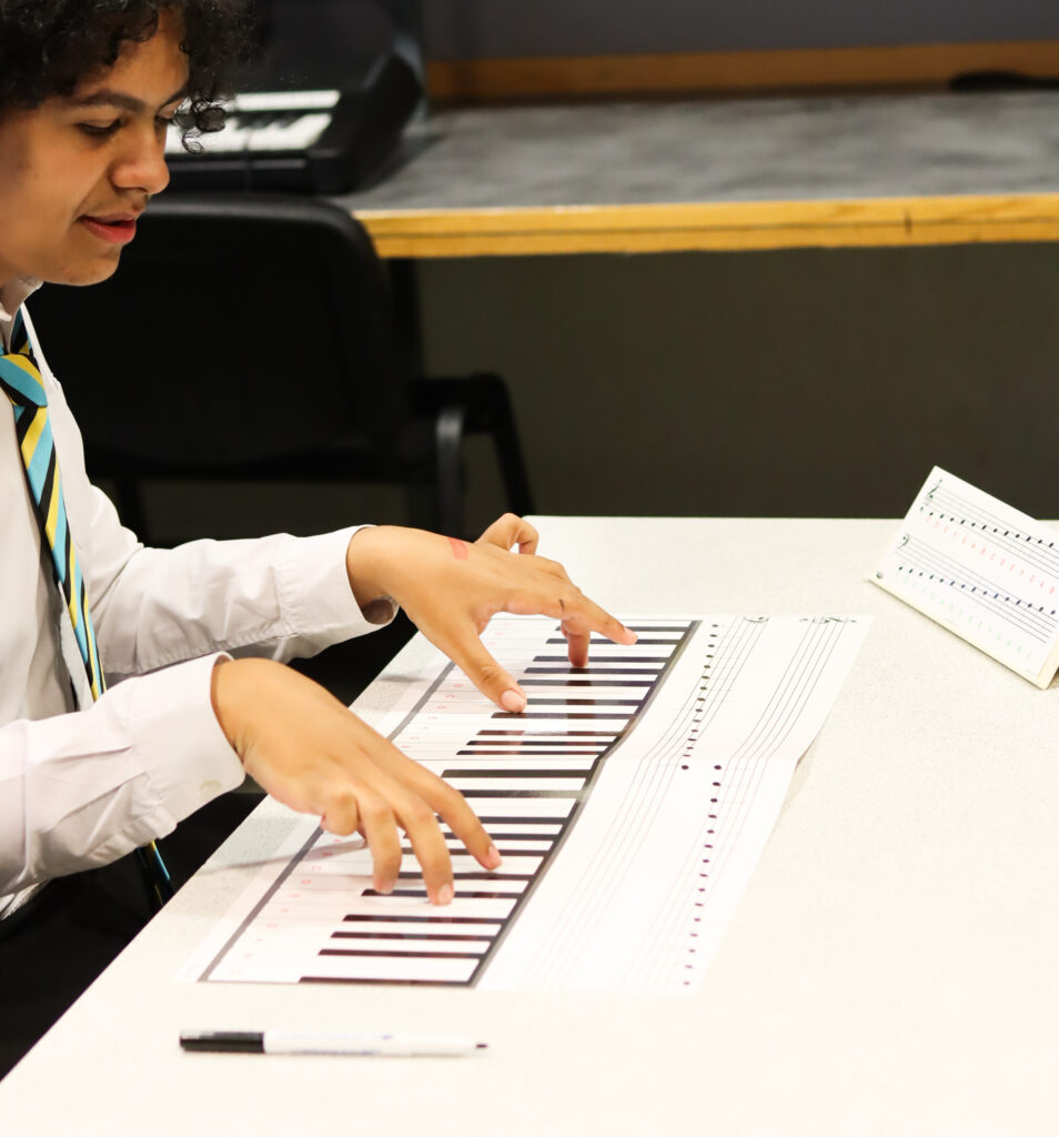 4 OCTAVE KEYBOARD & NOTE CHART WITH FULL SIZE KEYS » Autopress Education