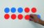 MAGNETIC DOUBLE-SIDED COUNTERS - RED/YELLOW » Autopress Education