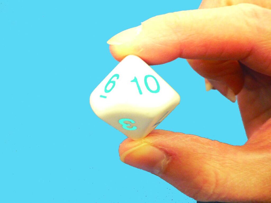 TEN SIDED 1-10 DICE (DIGITS) » Autopress Education
