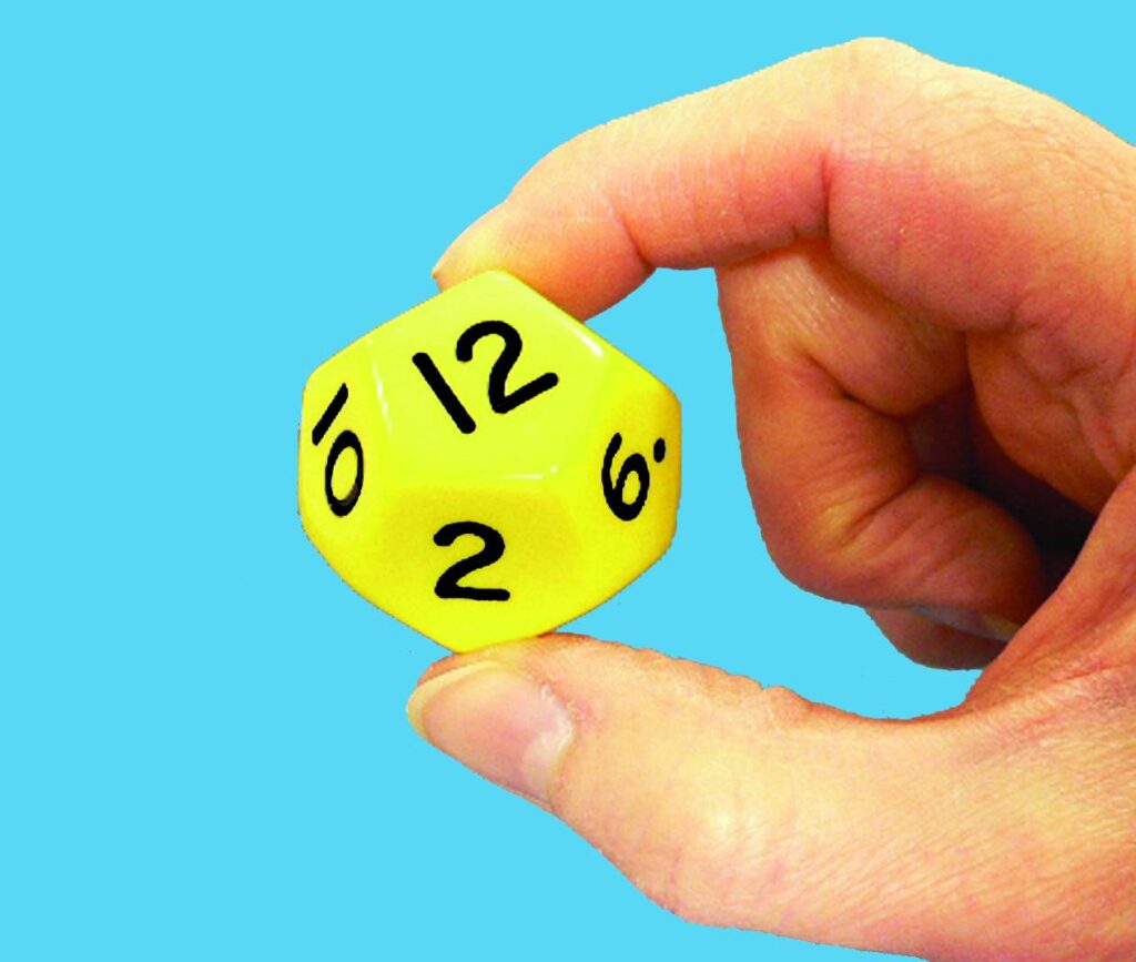JUMBO 12 SIDED DICE (1-12) » Autopress Education