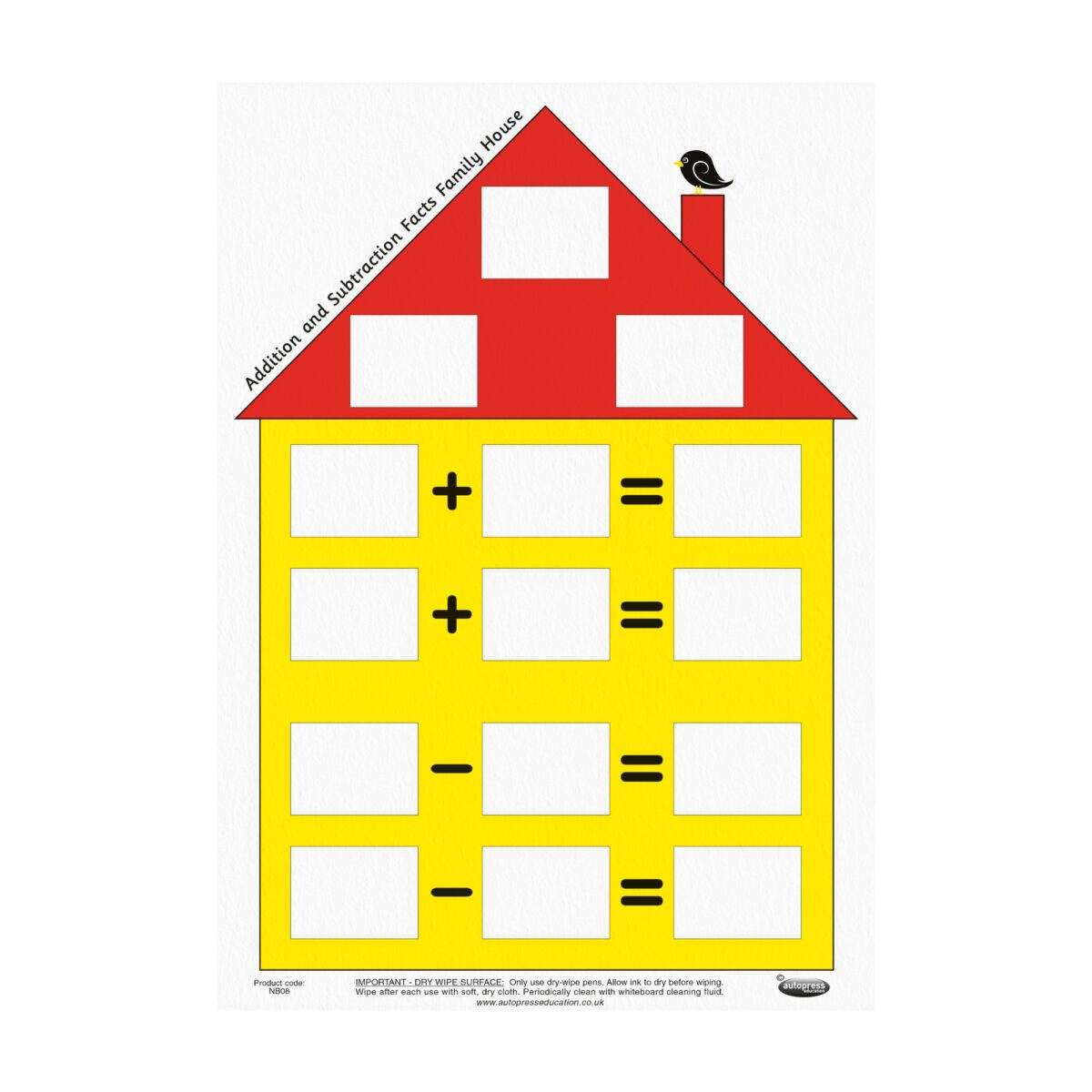 NUMBER FACTS HOUSE - ADDITION AND SUBTRACTION (TEACHER'S) » Autopress ...