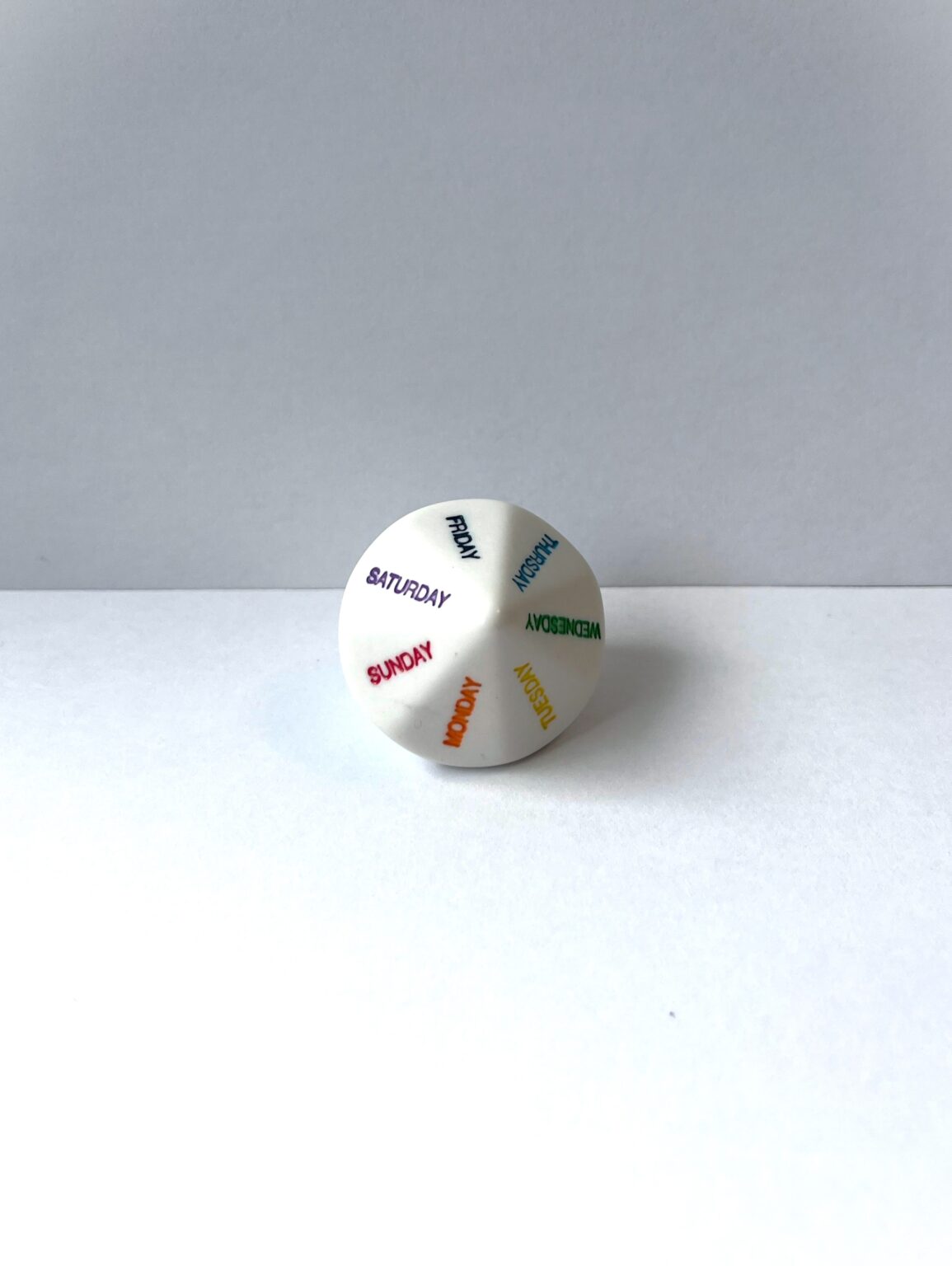 Jumbo Days of The Week Dice » Autopress Education