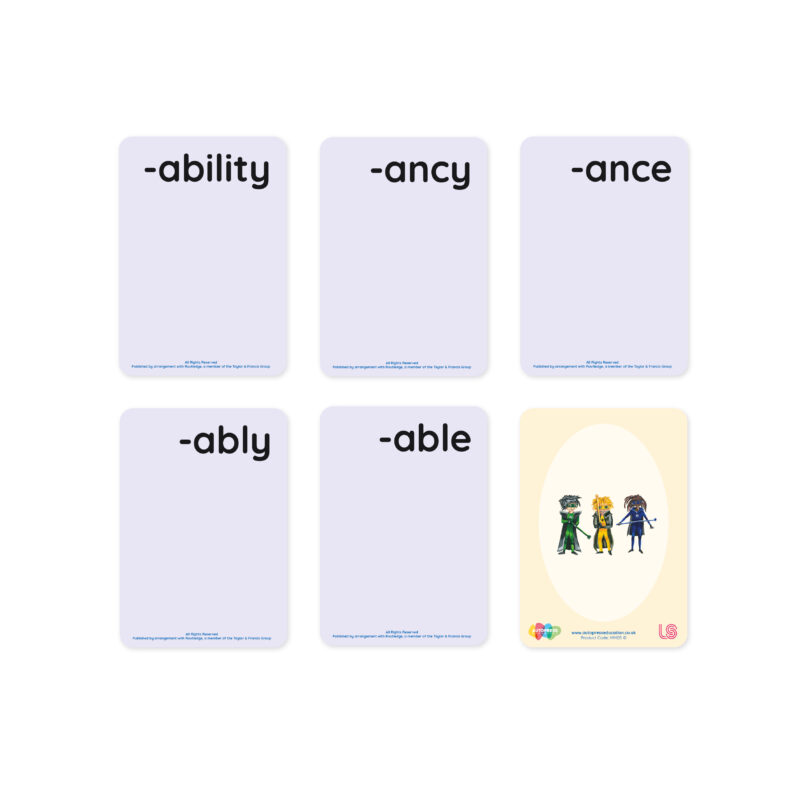YEAR 5 AND 6 PREFIX AND SUFFIX CARDS » Autopress Education